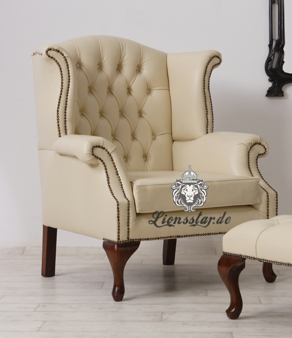 Chesterfield Sessel Weiß | Lionsstar GmbH